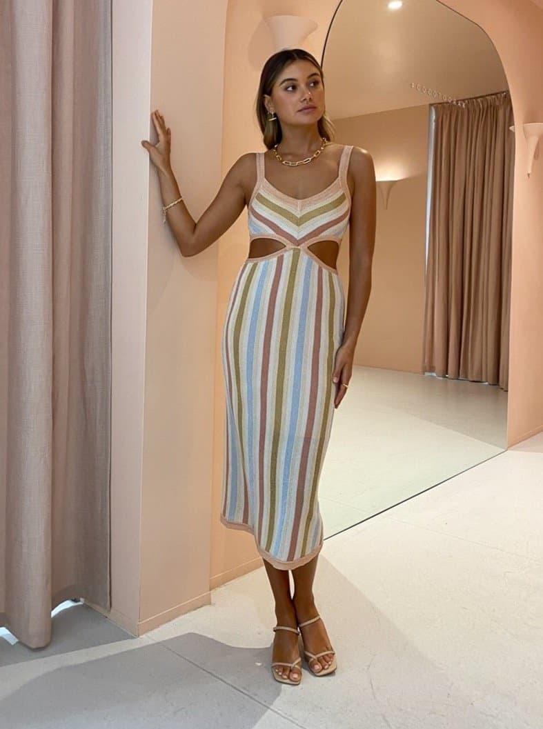 Suboo - Isabel Knitted Cut Out Dress | All The Dresses