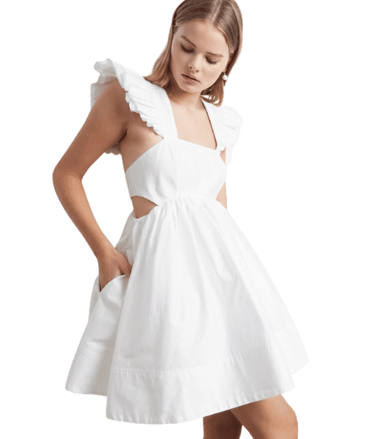 Aje - Midsummer Mini Dress - White | All The Dresses