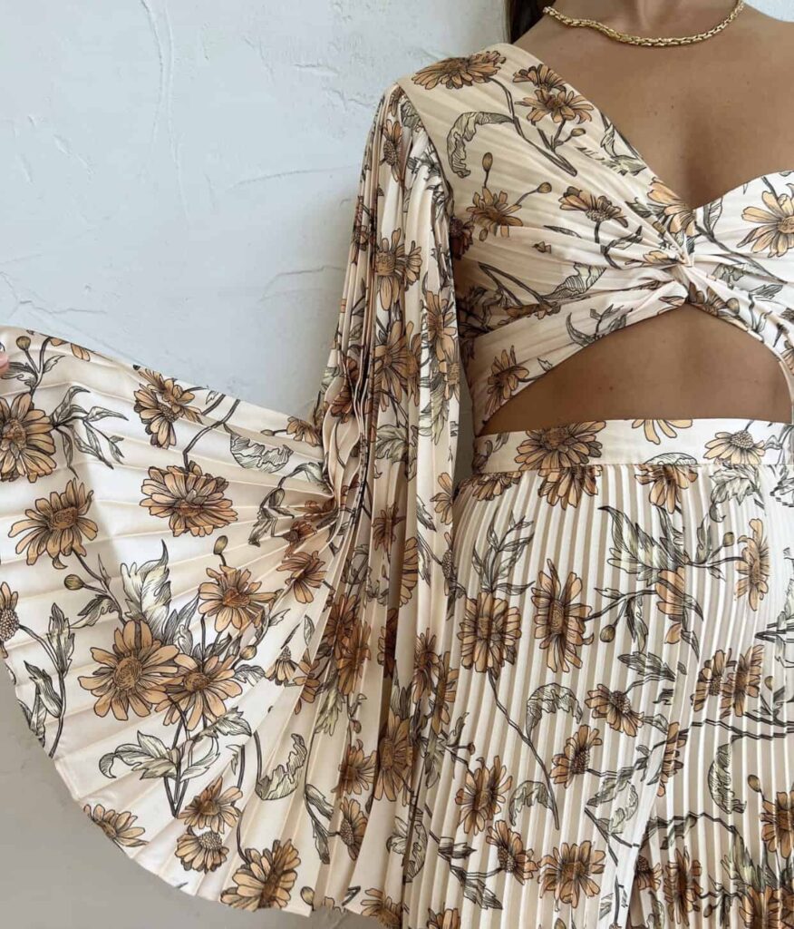 Significant Other - Simone Set Amber Daisy Print | All The Dresses